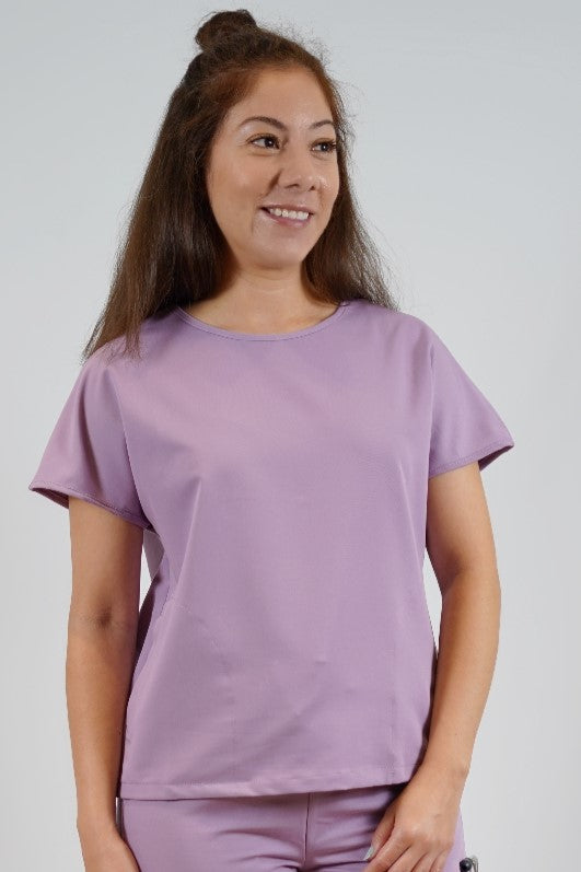 Aria Scrub Top in Purple – KUREAPPAREL